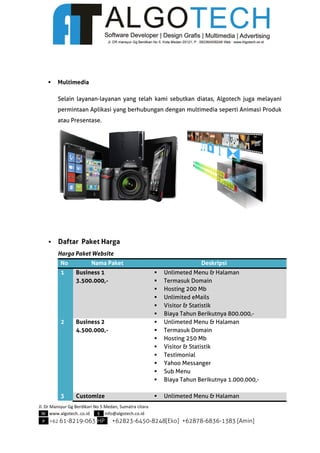 COMPANY PROFILE ALGOTECH | PDF