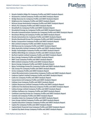Company Profile and SWOT Analysis Product List.pdf