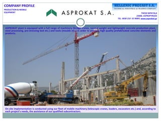 Company profile asprokat_group | PDF