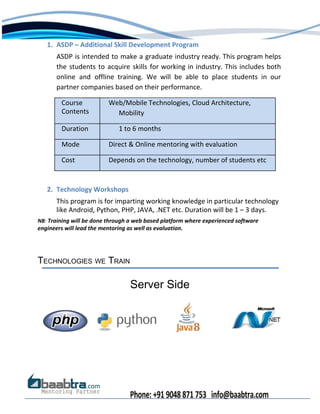 Company profile of baabtra.com | PDF