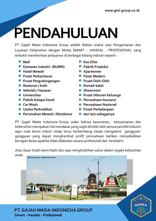COMPANY PROFILE CLEANING SERVICE PT. GMI GROUP | PDF