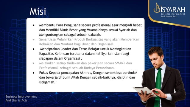 Company profile bisyarah coaching dan consulting syariah | PPT