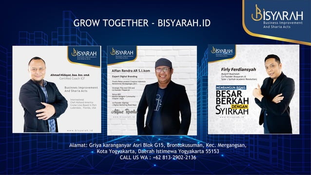 Company profile bisyarah coaching dan consulting syariah | PPT