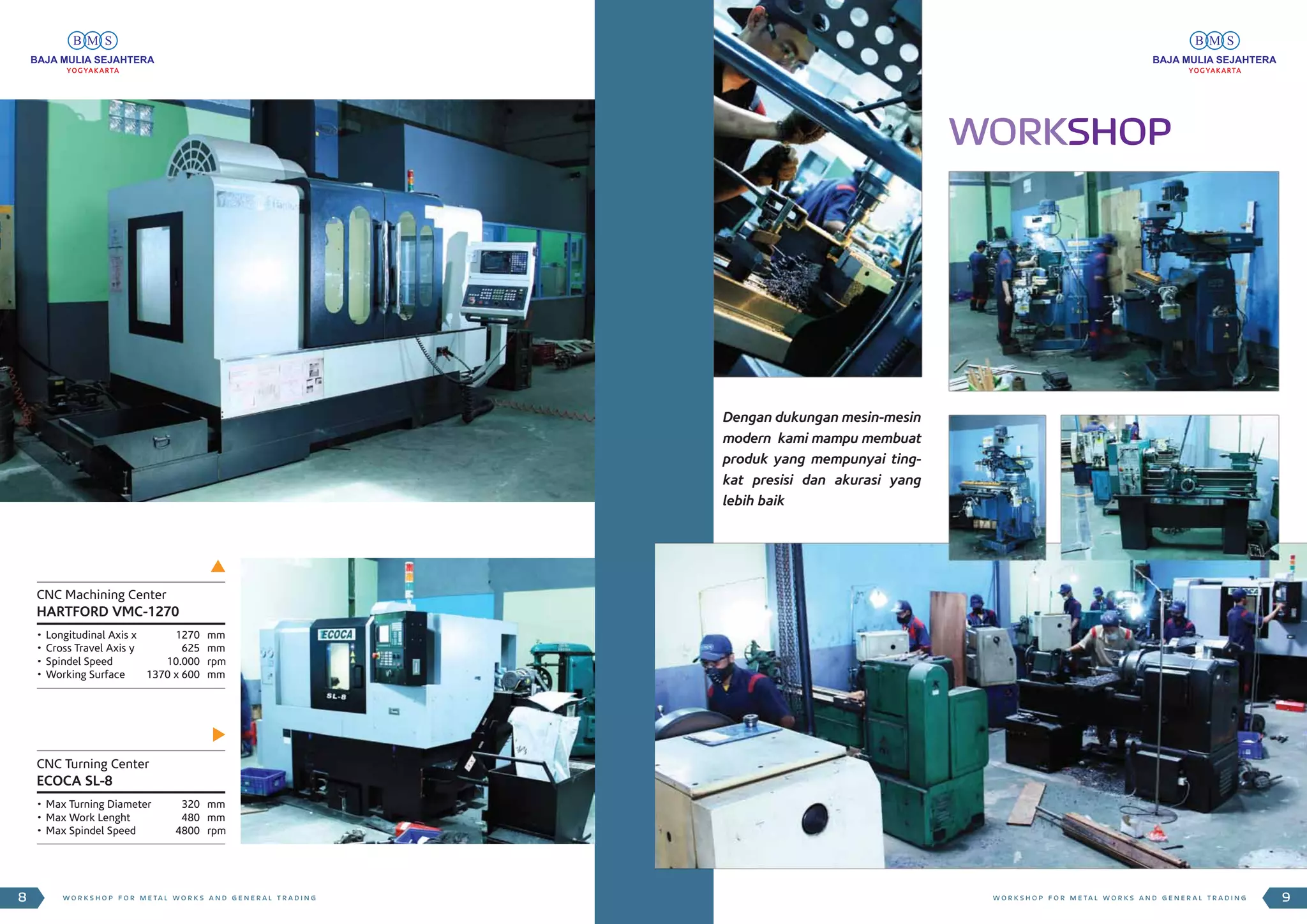 Workshop for metal work and General trading PD.Baja Mulia Sejahtera | PDF