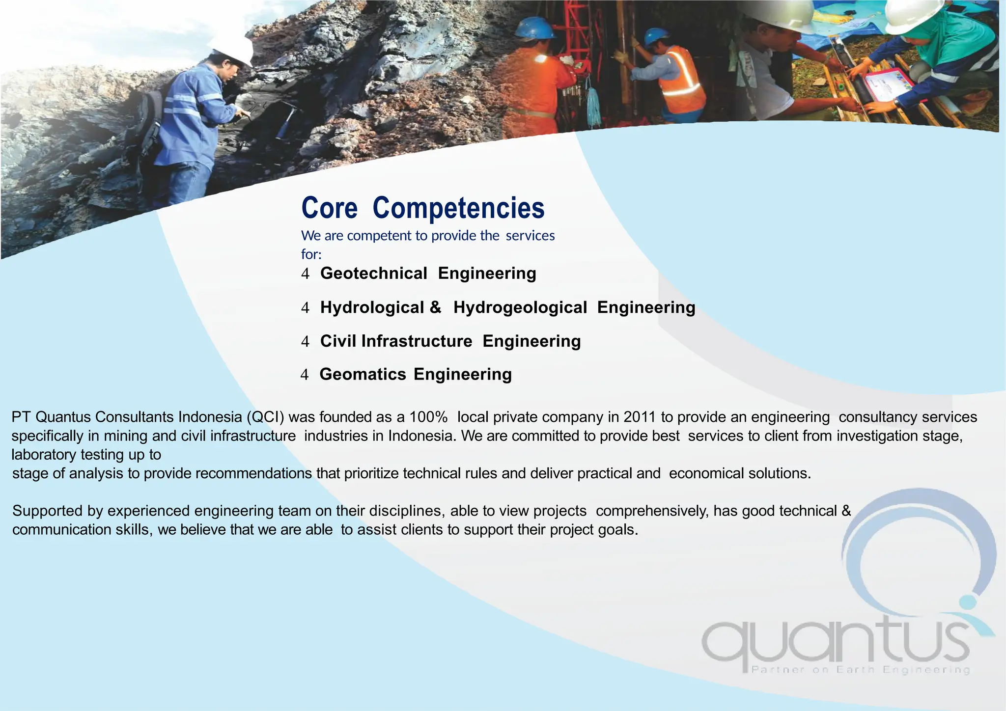 Company Profile & Capabilty Statement Tech Service PT Quantus ...