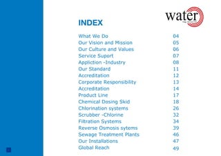 Company profile Water | PDF