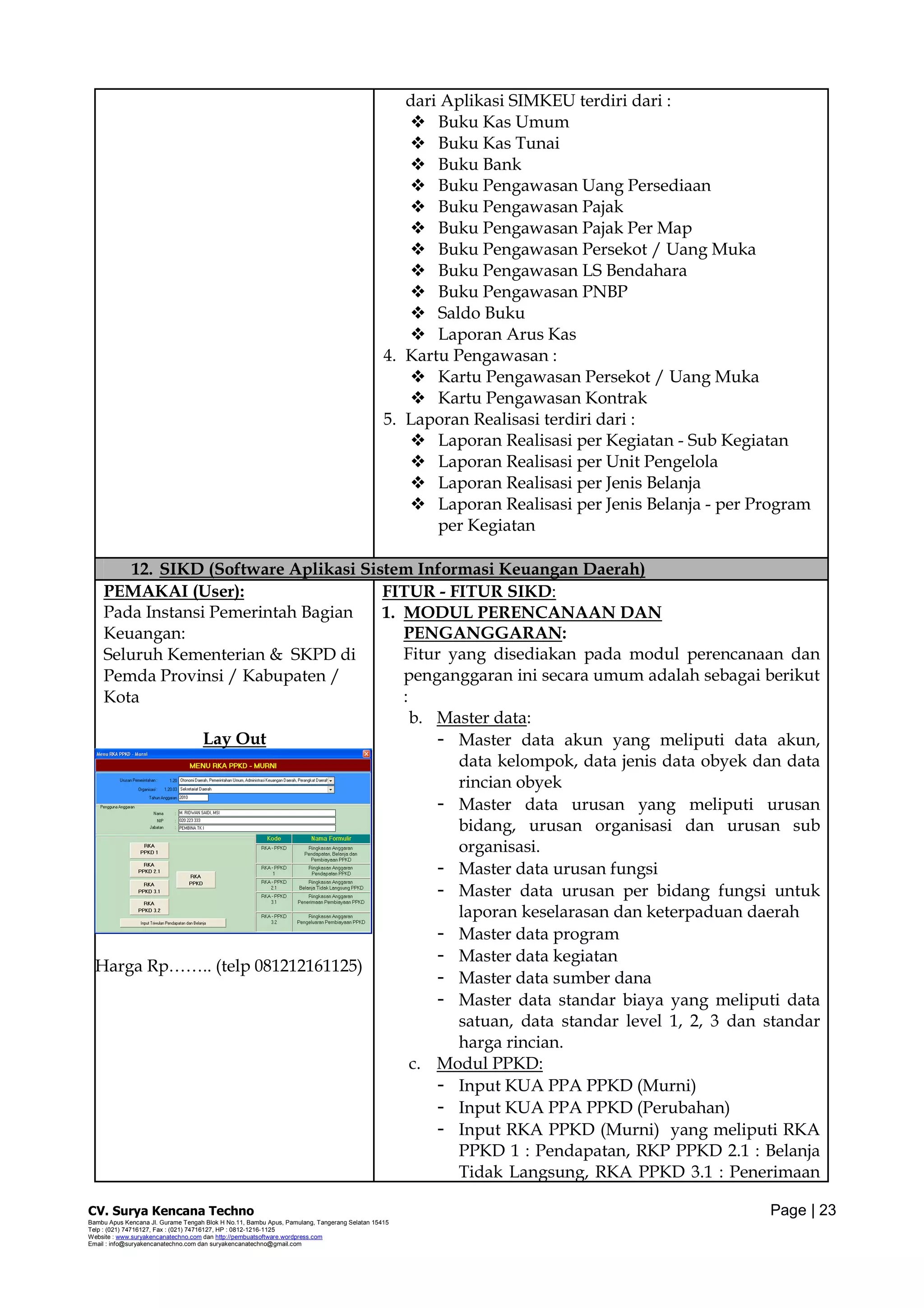@Company profile cv. surya kencana techno | PDF