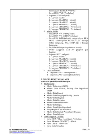 @Company profile cv. surya kencana techno | PDF