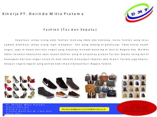 Company Profile PT. Derindo Mitra Pratama (Perusahaan Jasa Export dan ...
