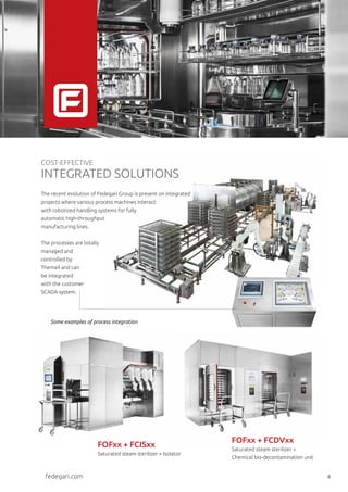 Fedegari Group - Company profile - Passion that drives performances. | PDF