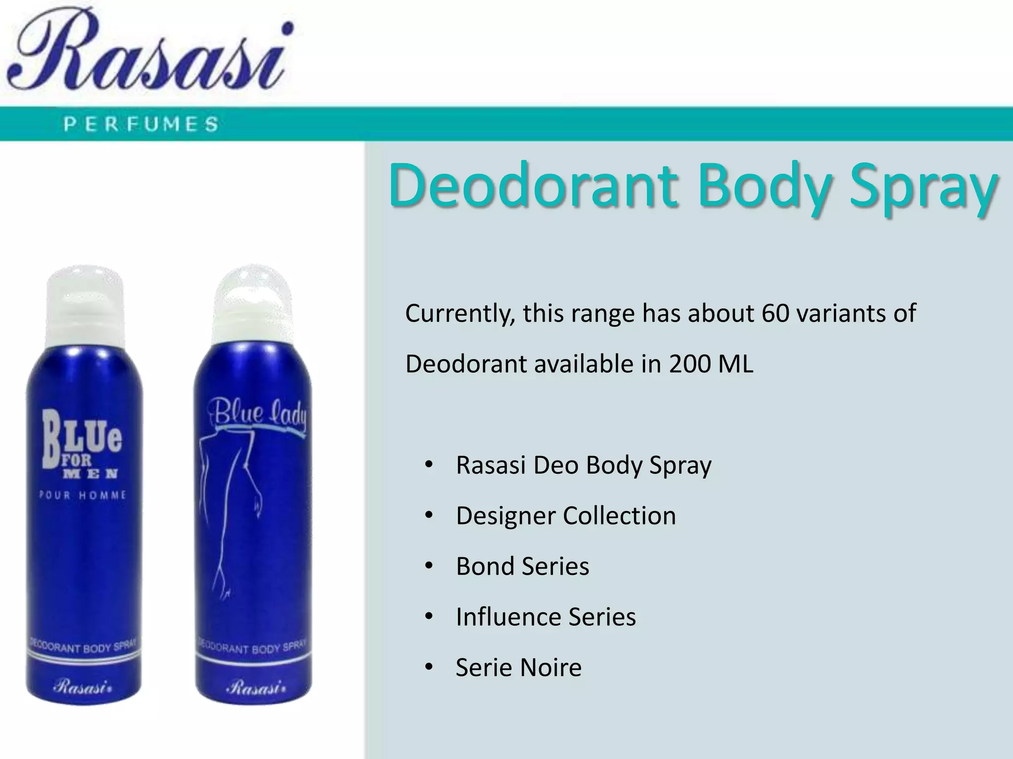 Rasasi Perfumes Company Profile | PPSX