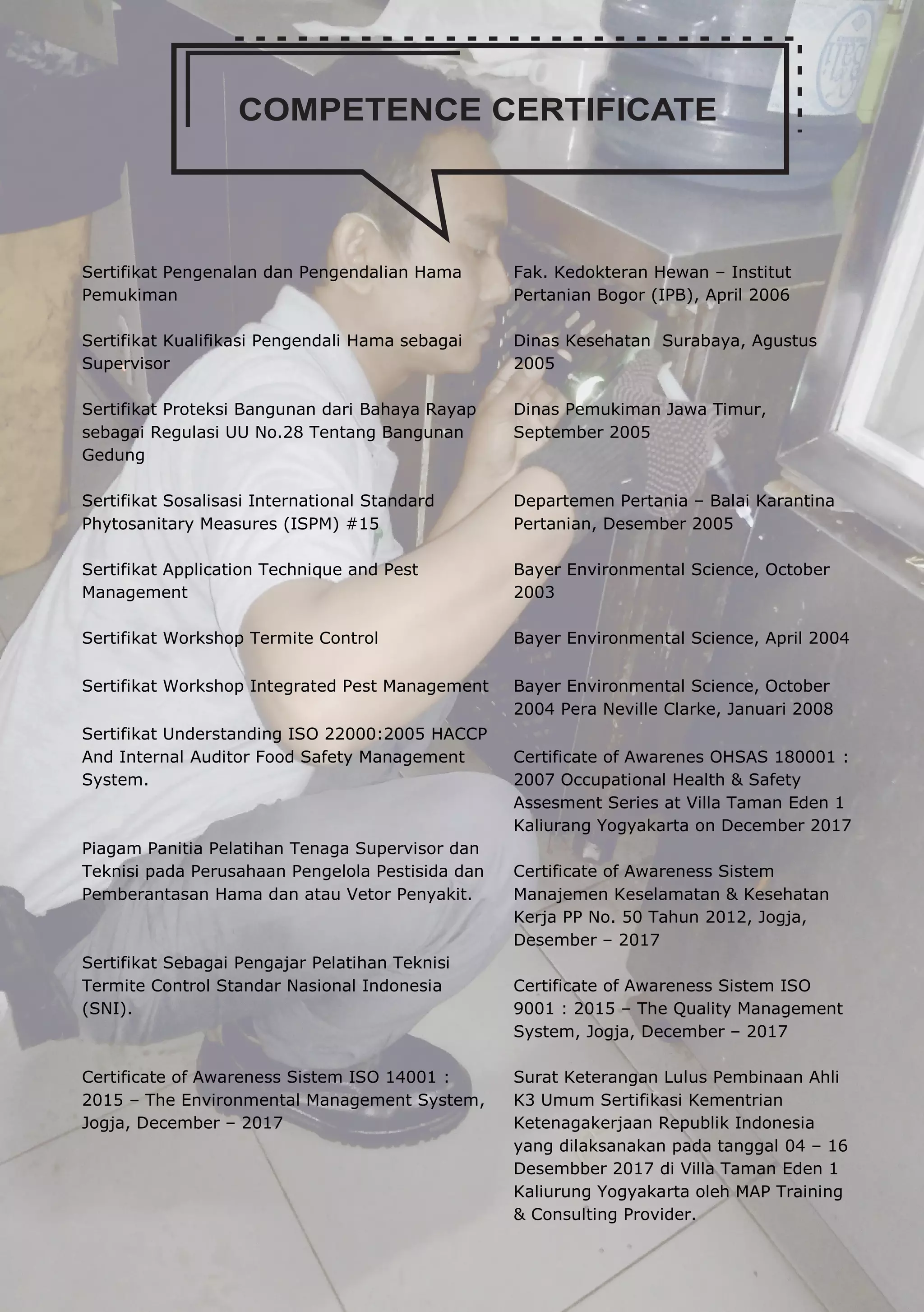 Company Profile (english version) | Eco Pest Control Bali | PDF