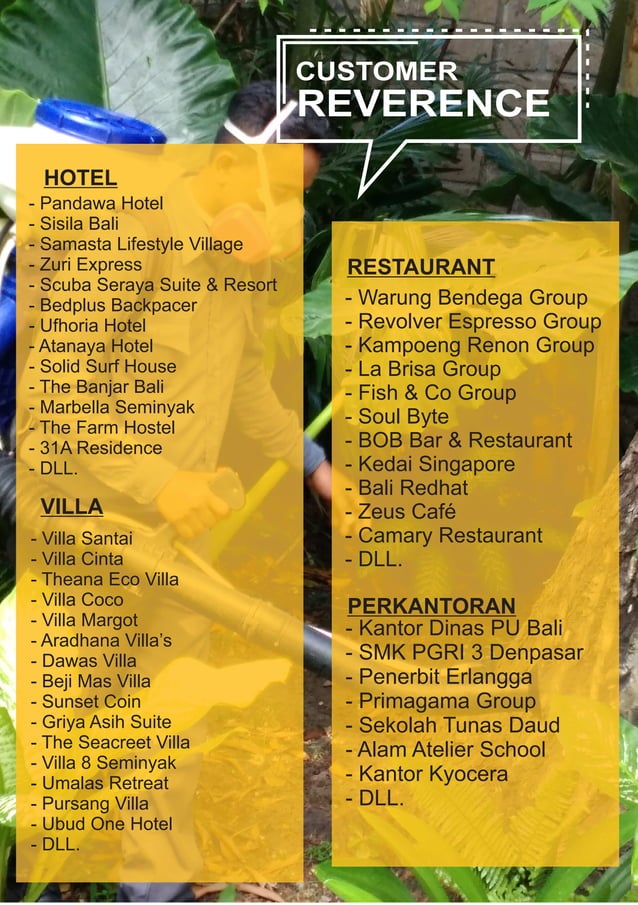 Company Profile (english version) | Eco Pest Control Bali | PDF ...