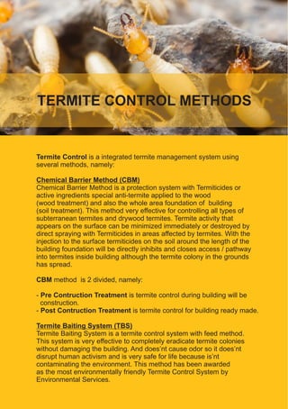 Company Profile (english version) | Eco Pest Control Bali | PDF