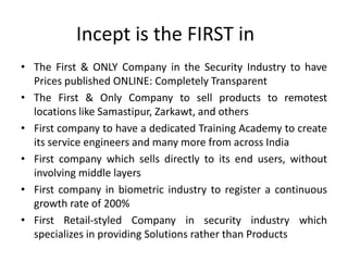 Incept Company Profile- General Information on why we are the top ...