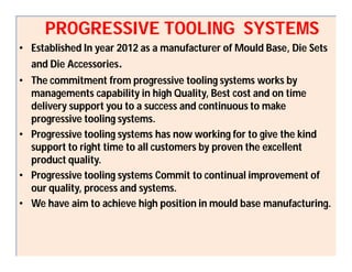 Introduction to Progressive Tooling Systems | PDF | Manufacturing ...