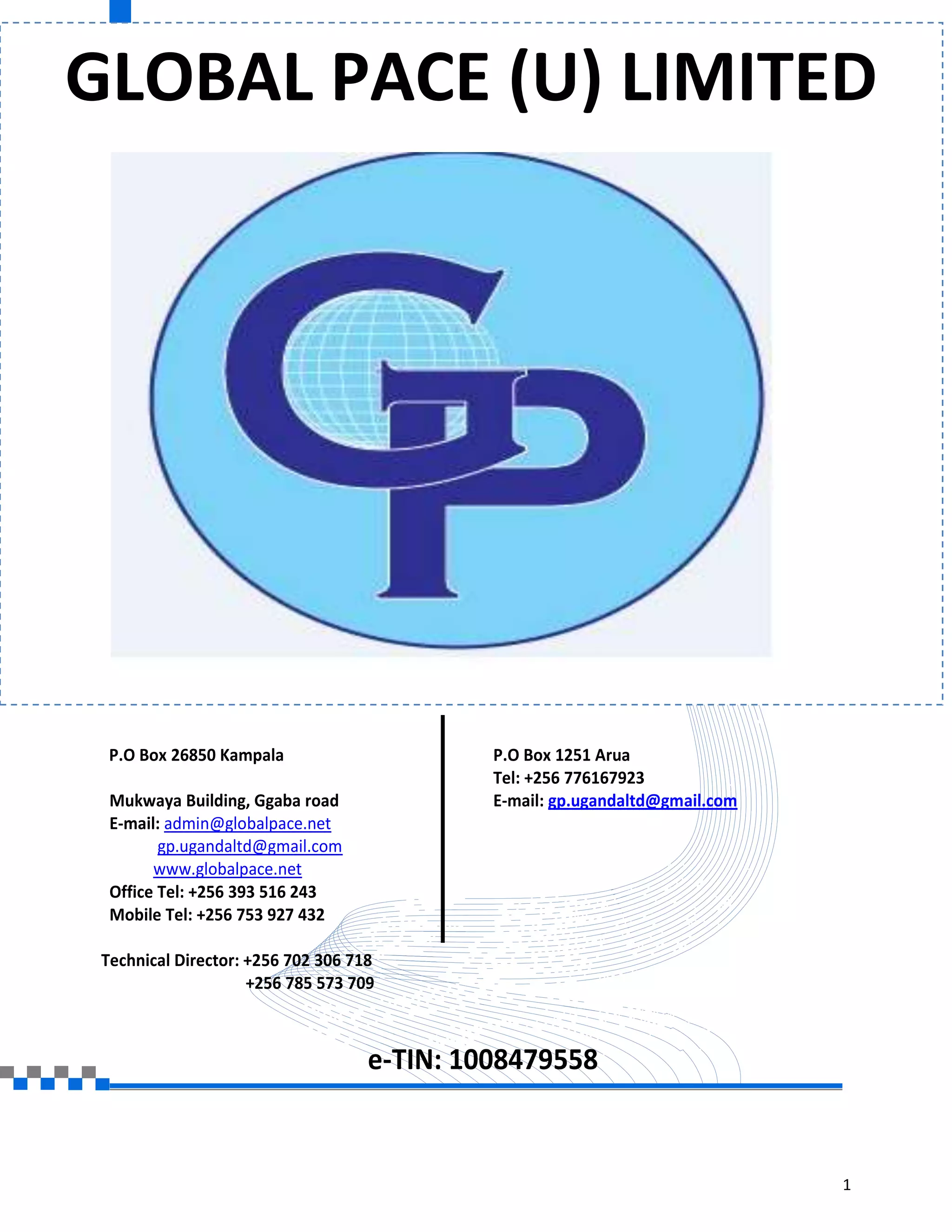 Company profile global pace limited | PDF