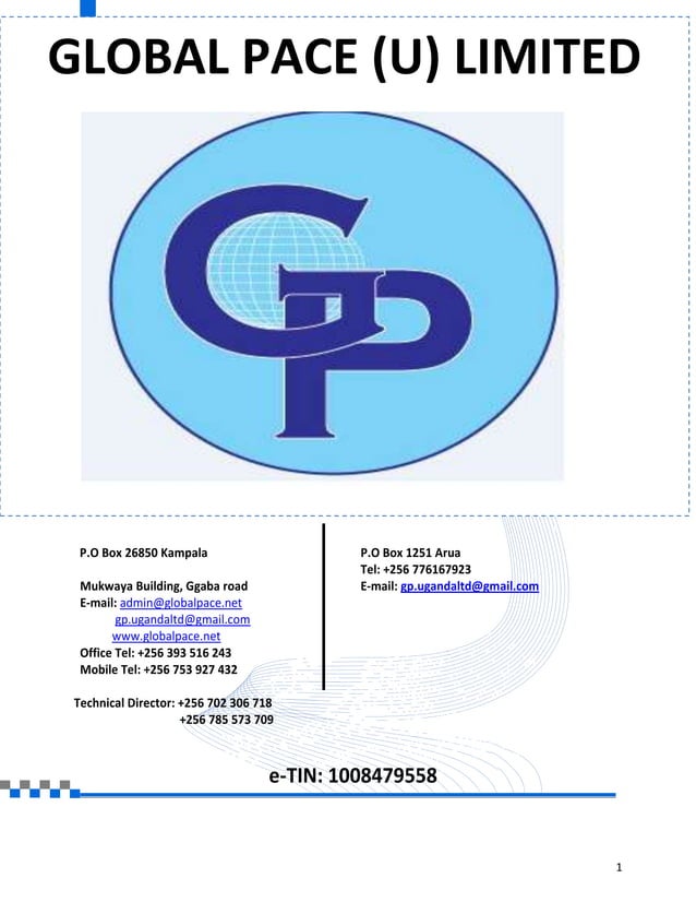 Company profile global pace limited | PDF