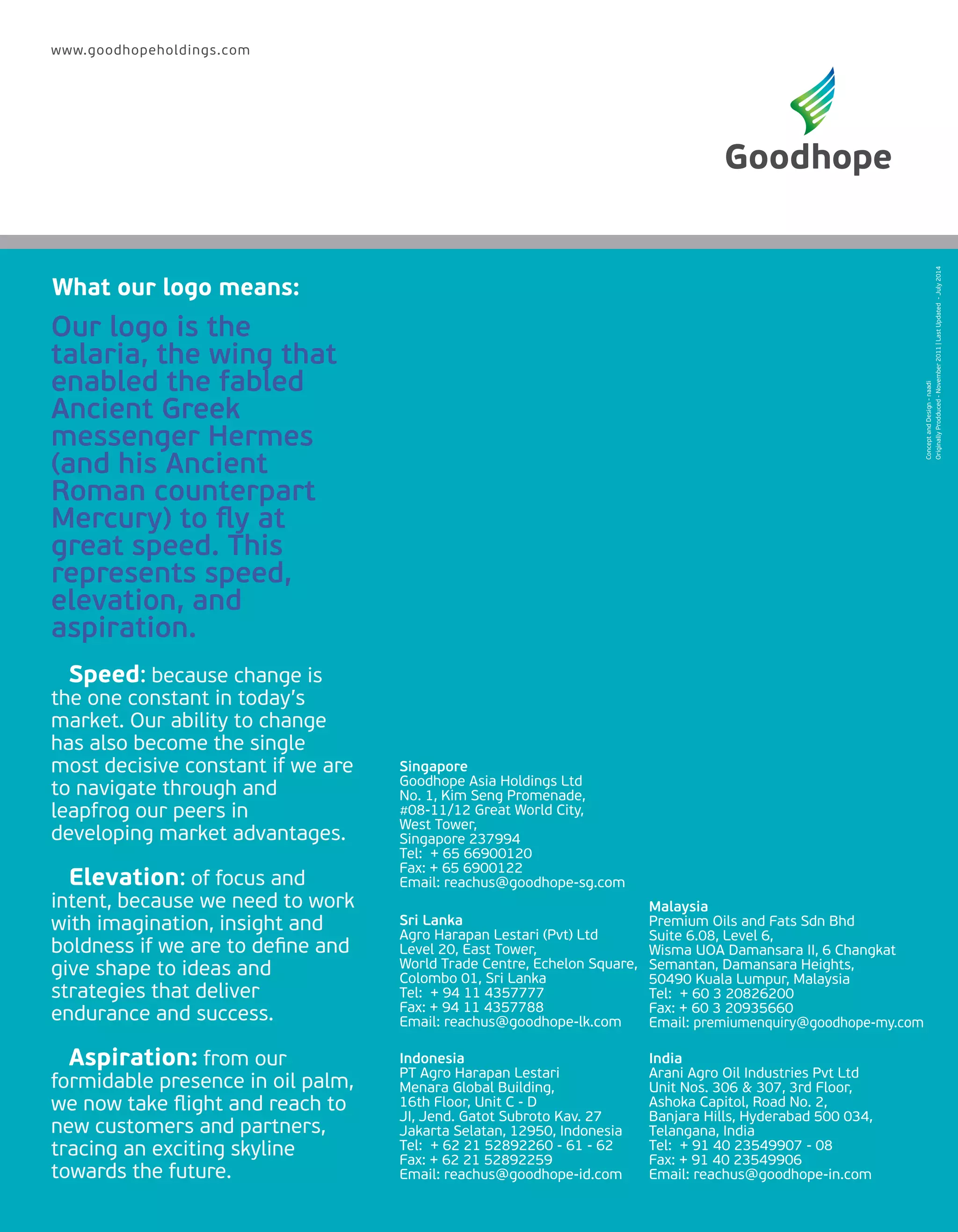 Goodhope Asia Holdings Company Profile | PDF
