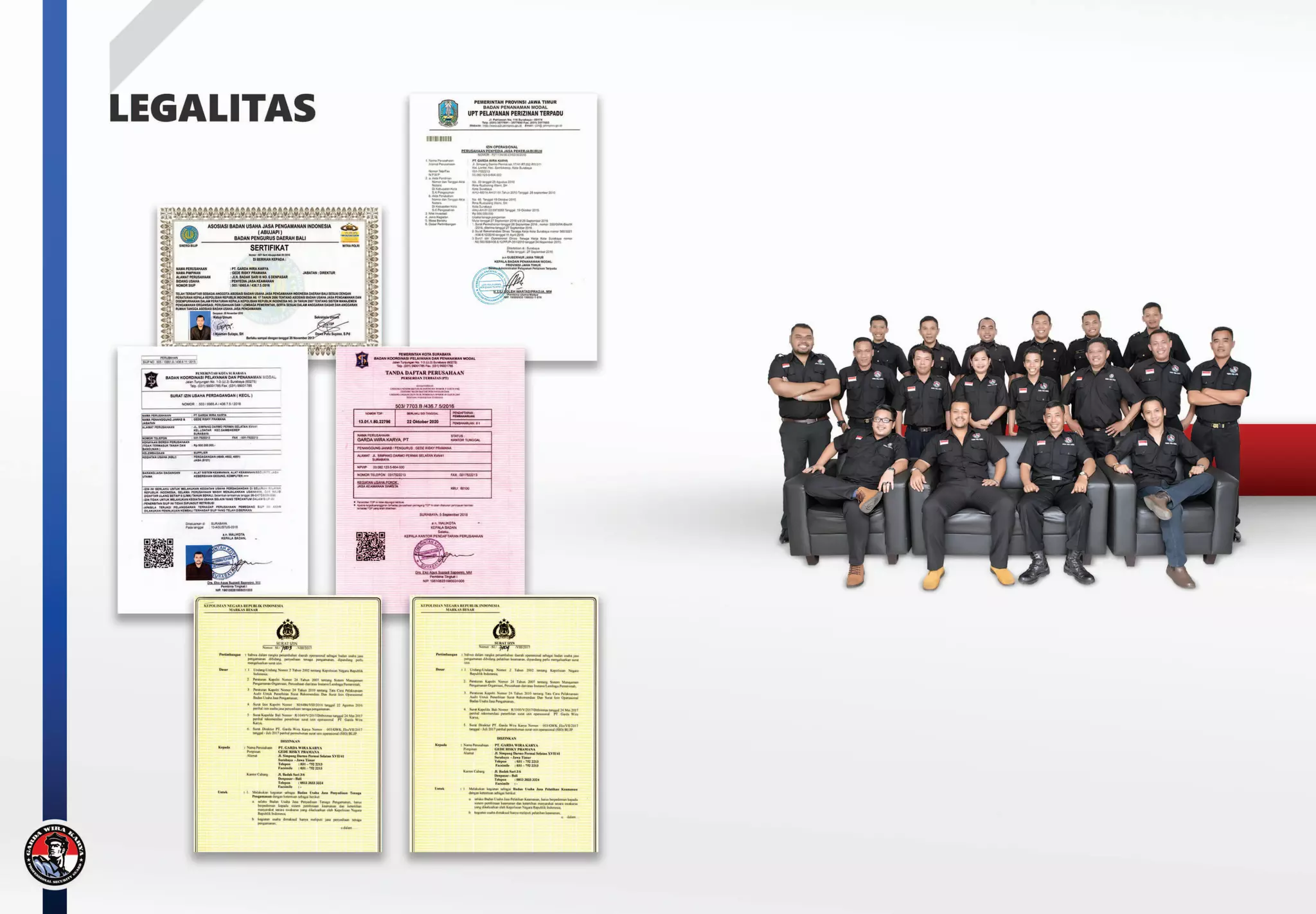 Company profile PT GARDA WIRA KARYA Security | PDF