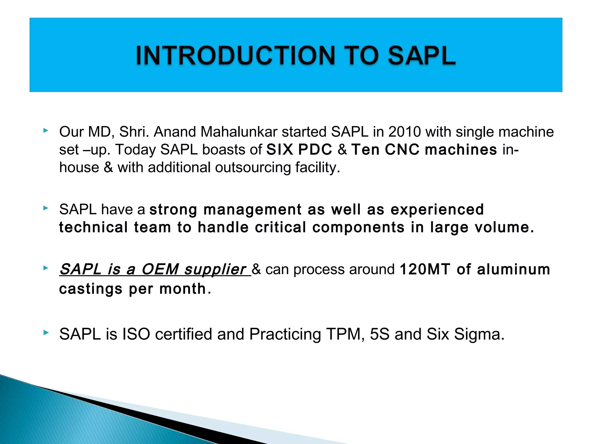 Sadguru Autocomponents Pvt.Ltd. | PPT