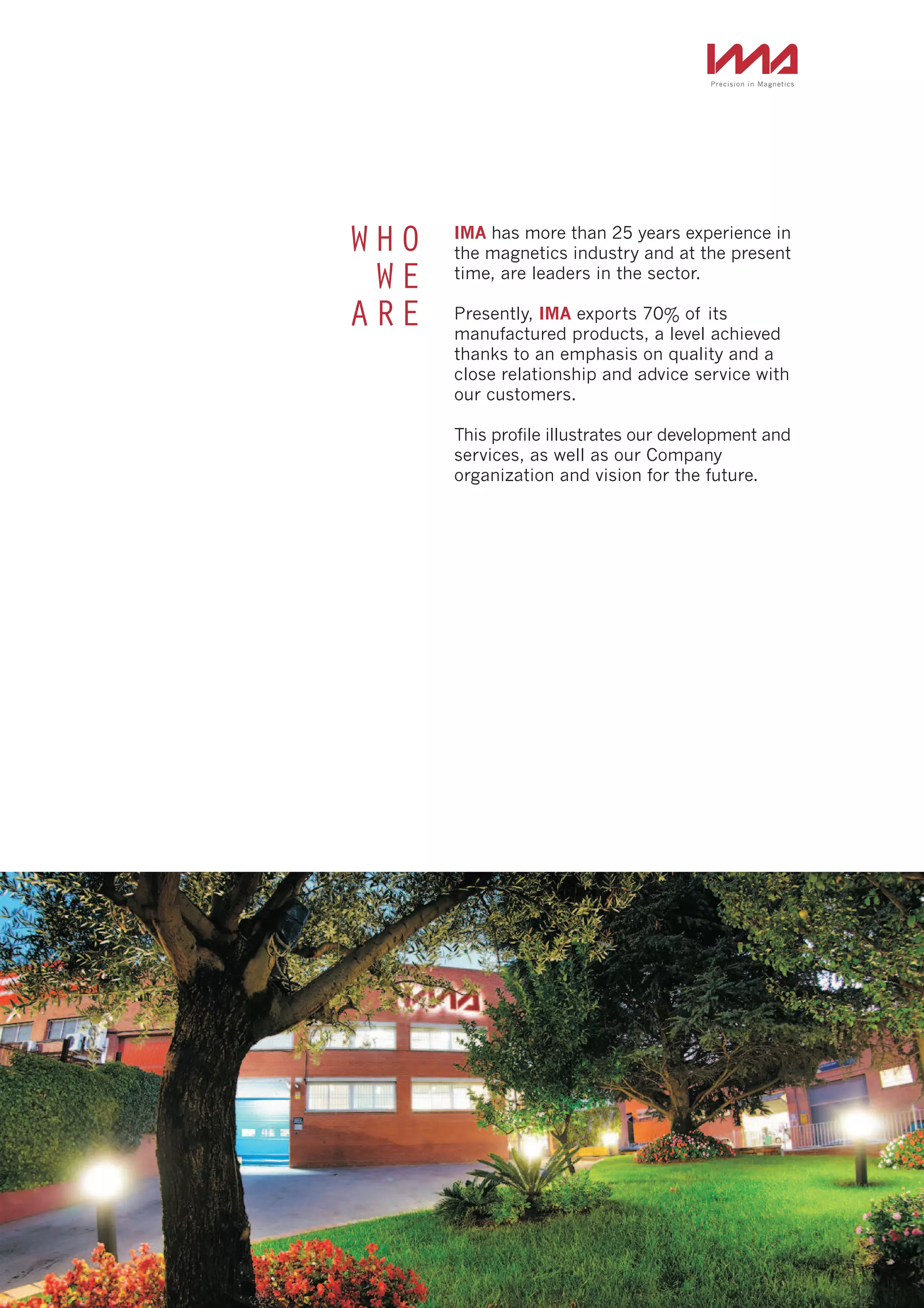 IMA Company profile | PDF | Manufacturing Industry | Industries