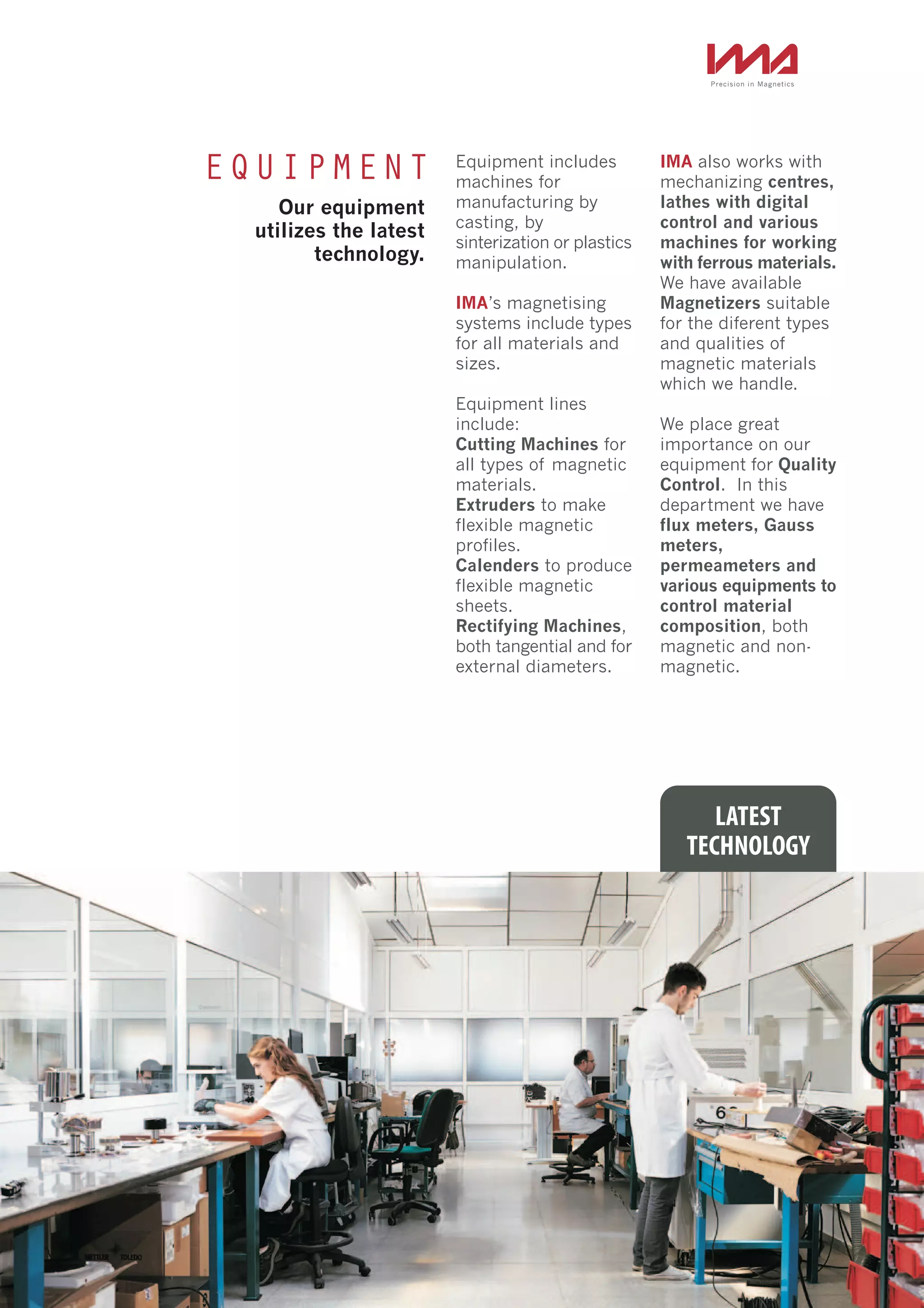 IMA Company profile | PDF | Manufacturing Industry | Industries