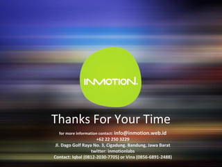 Inmotion's Company Profile and Portfolio | PPT