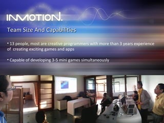 Inmotion's Company Profile and Portfolio | PPT