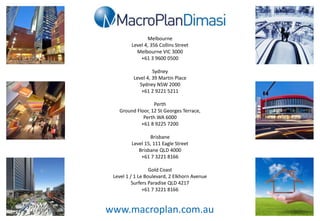 MacroPlan Company Profile | PPTX | Australia and Oceania Travel ...