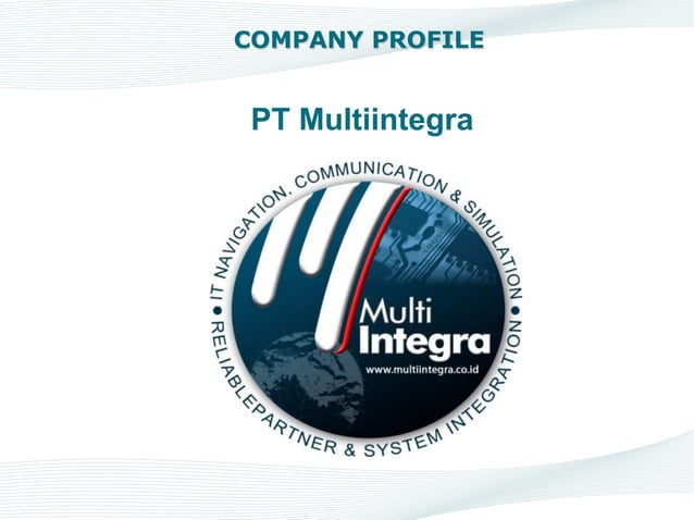 Company profile MultiIntegra - Panorama | PPTX