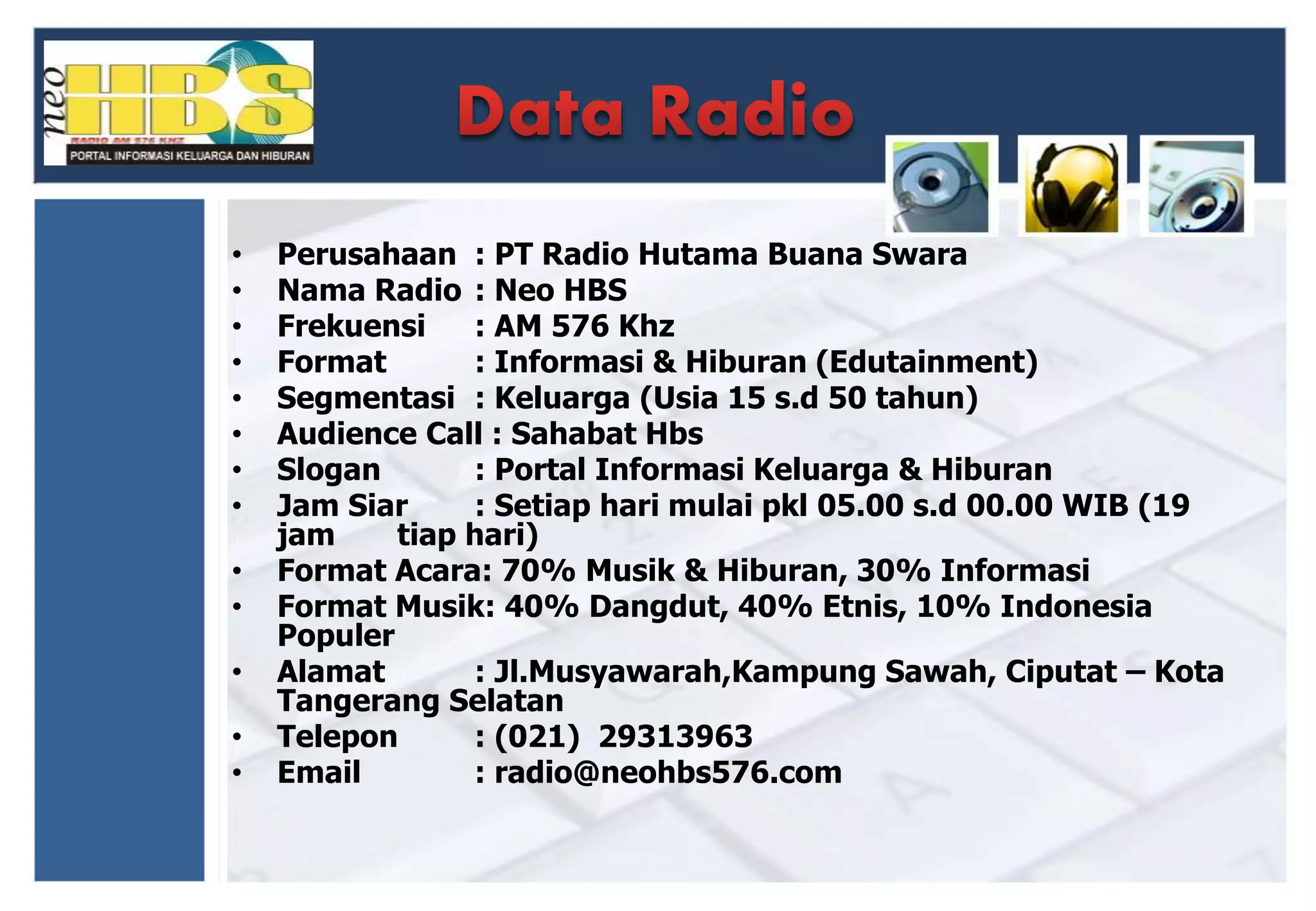 Company profile neo hbs | PPTX