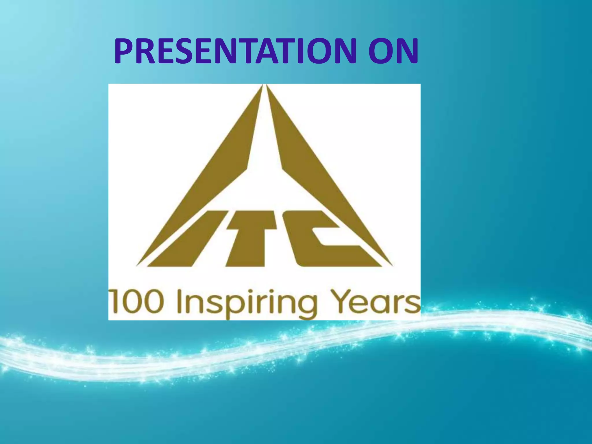 Company profile of ITC | PPTX