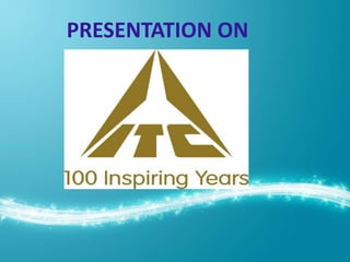 Company profile of ITC | PPTX