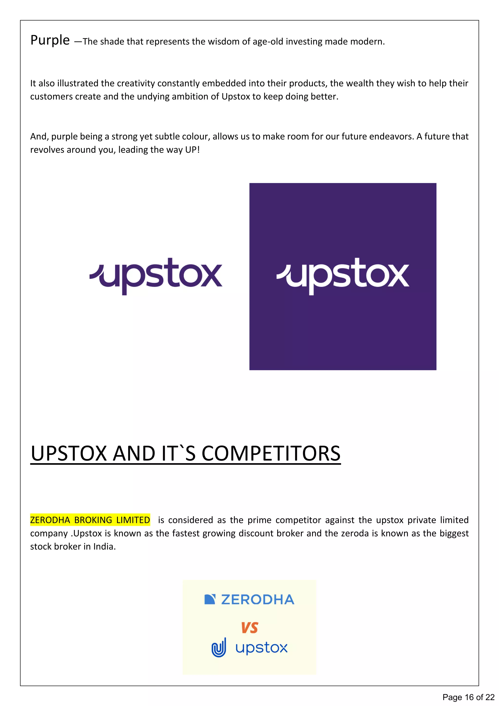 Company Profile of Upstox & Indian Stock Market.pdf
