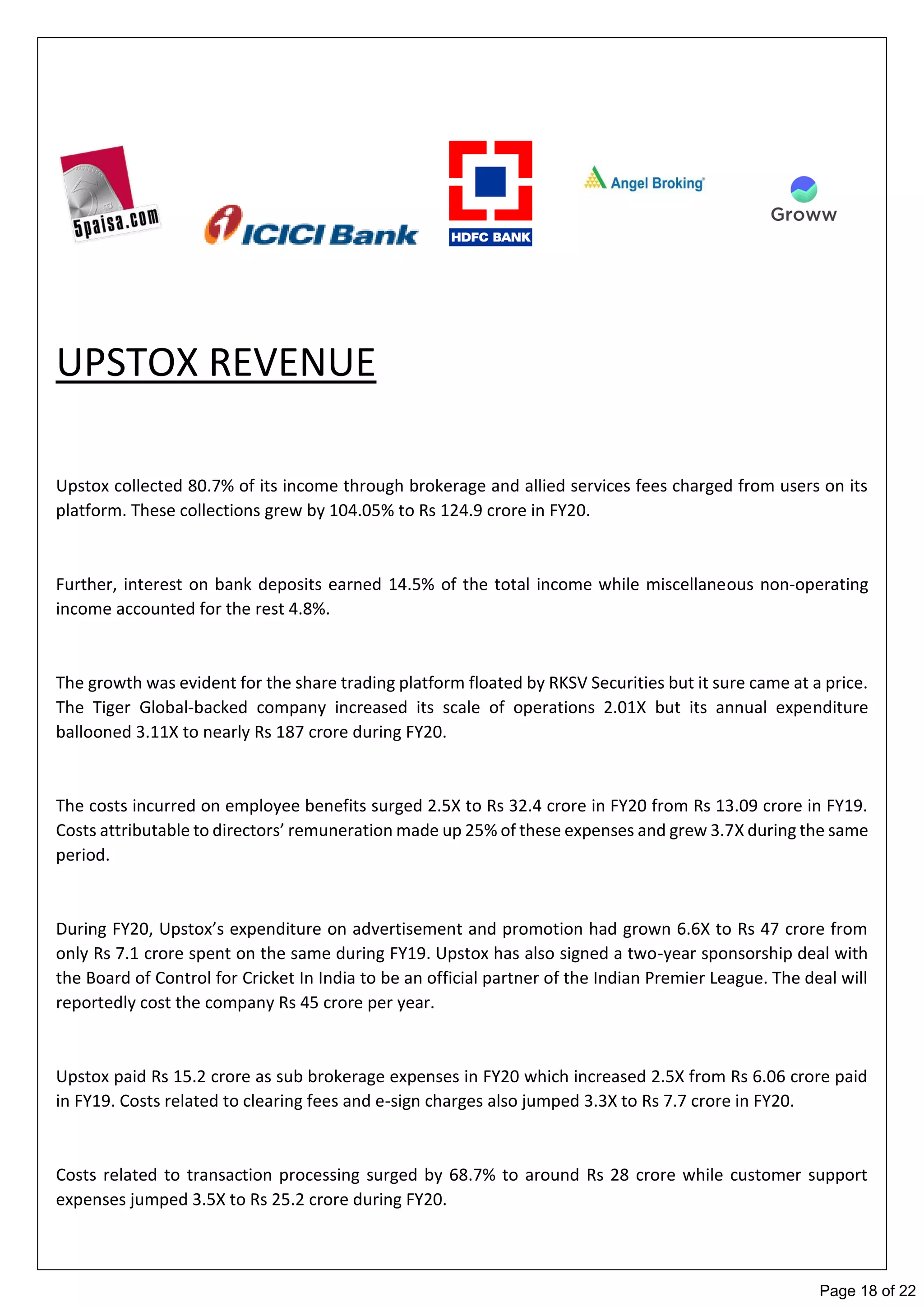 Company Profile of Upstox & Indian Stock Market.pdf