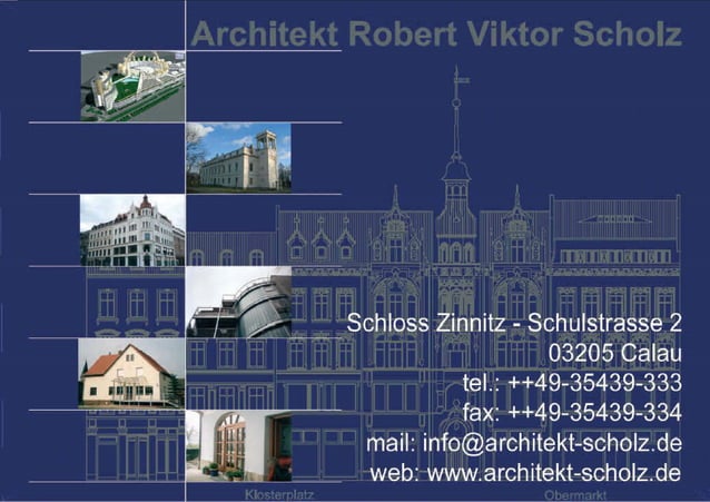 Company Profile (small) Architekt Robert Viktor Scholz | PDF