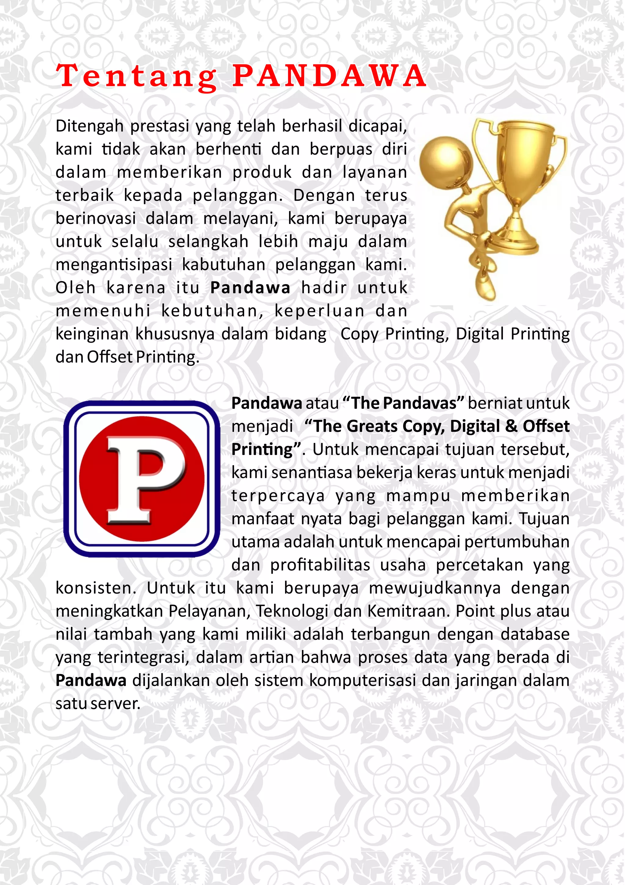Company profile pandawa oke bgt new | PDF