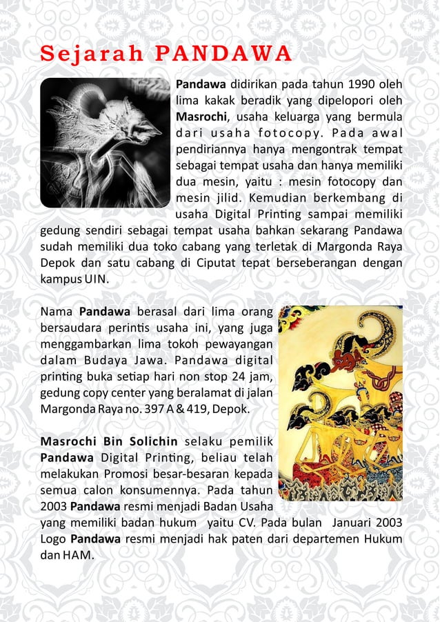 Company profile pandawa oke bgt new | PDF