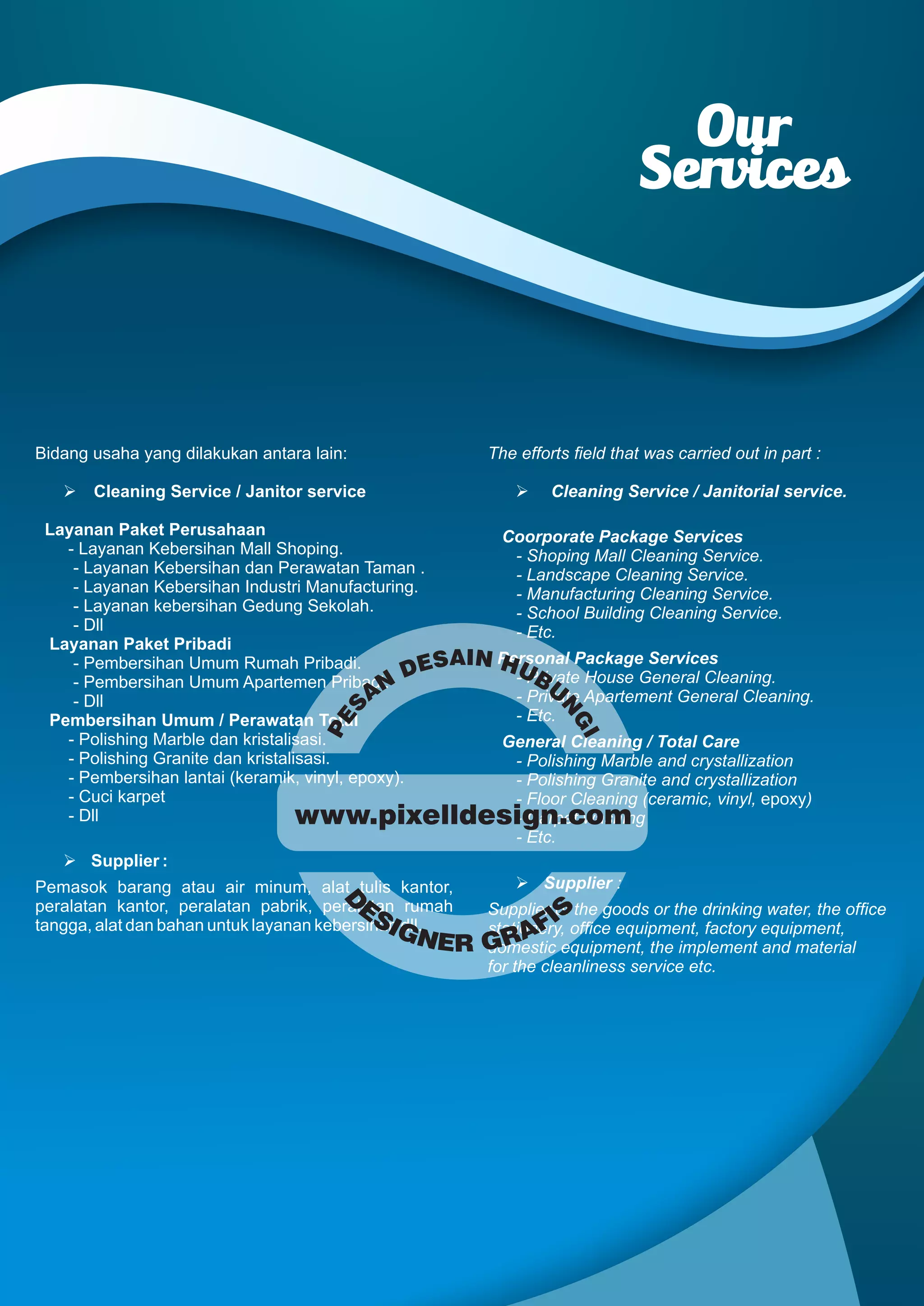 Company Profile Perusahaan Jasa Cleaning Service | PDF