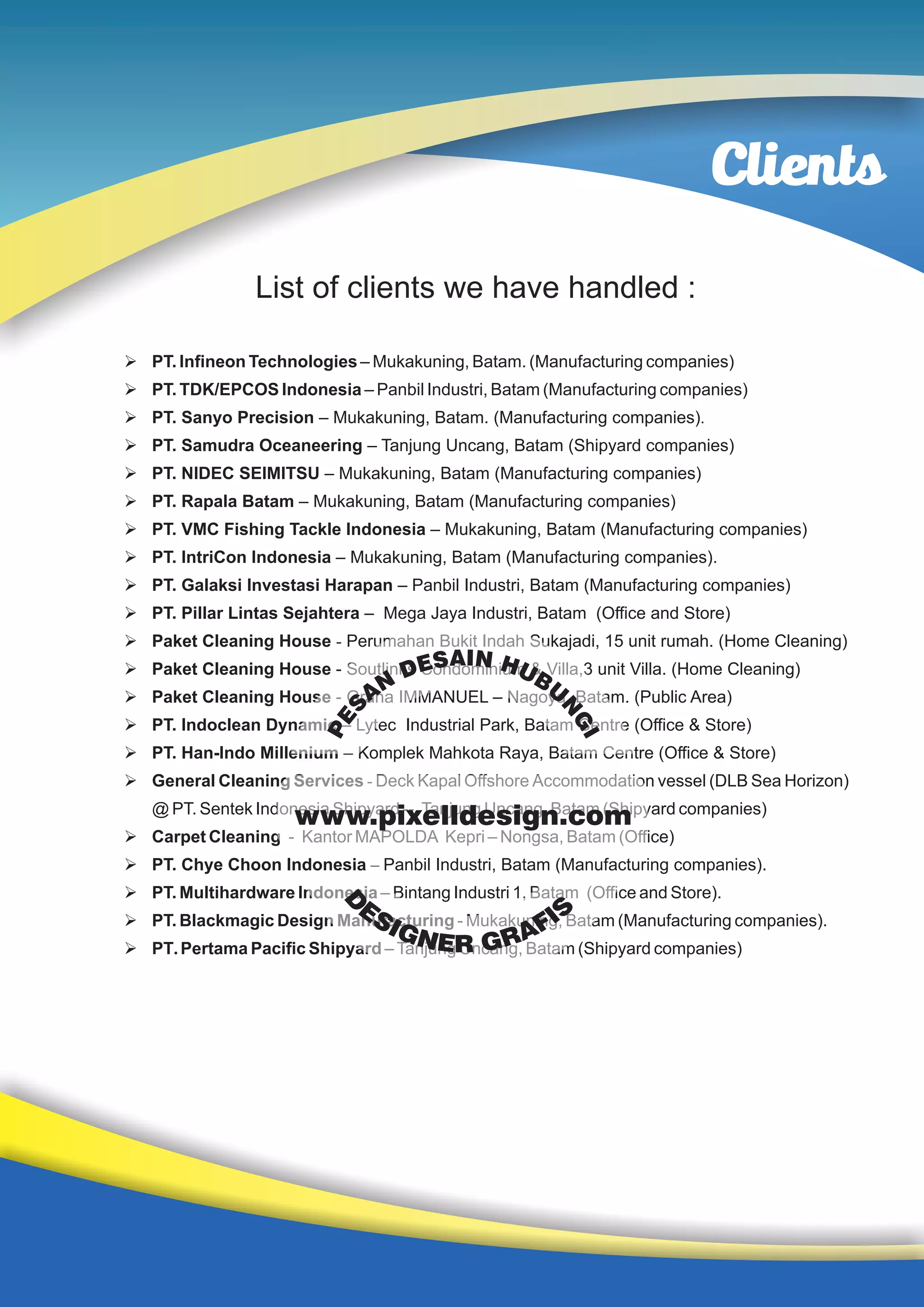 Company Profile Perusahaan Jasa Cleaning Service | PDF