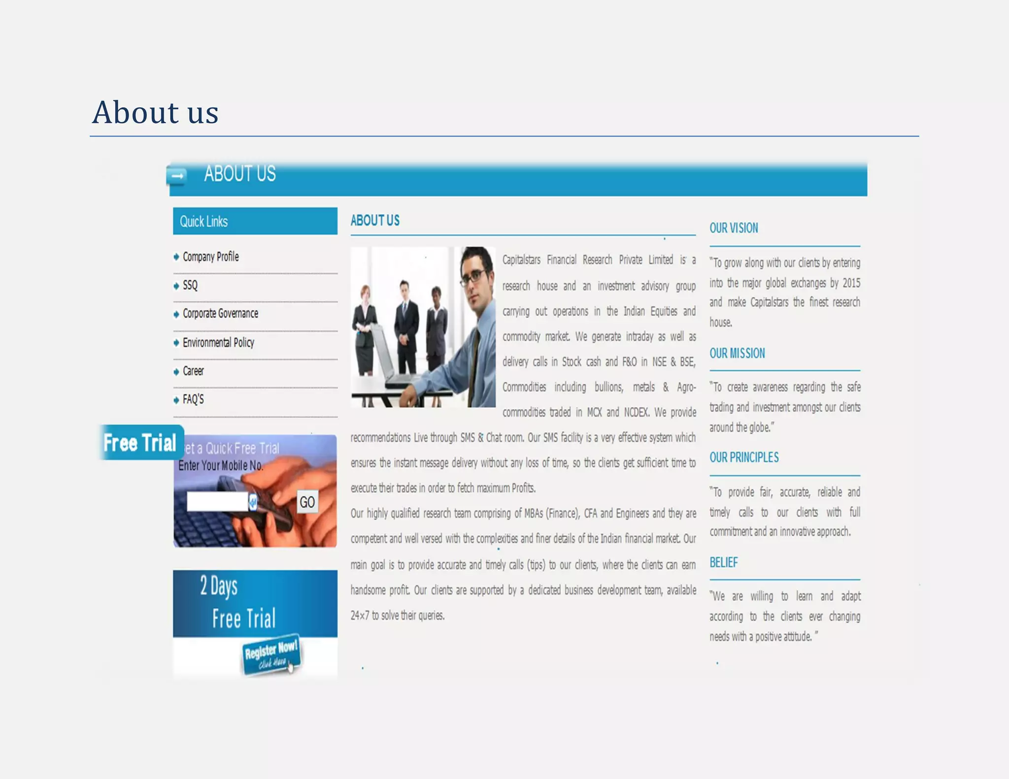 Company profile pic | PPT