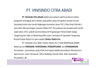 Plavon Pvc Samarinda | PDF