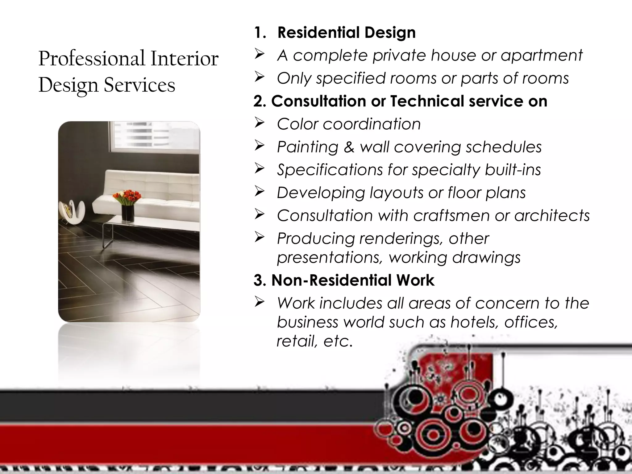 interior designer profile manila | PPT