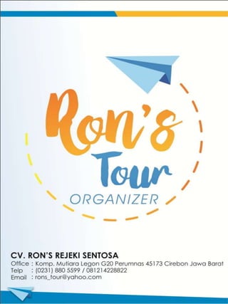 Company Profile Rons Tour Organizer | PPTX