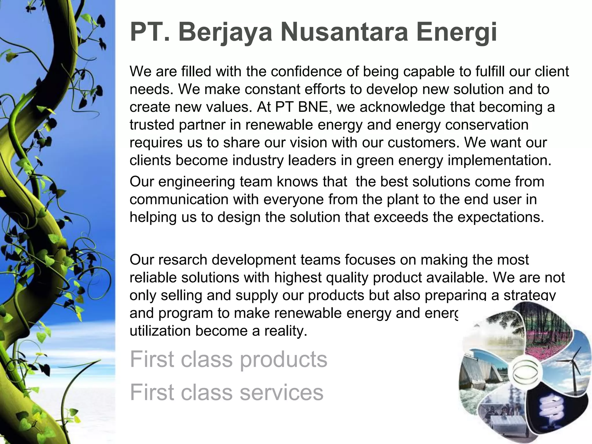 Company profile pt. bne | PDF