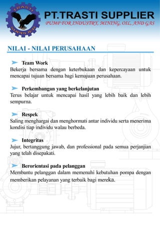 Company Profile PT. Trasti Supplier | PDF