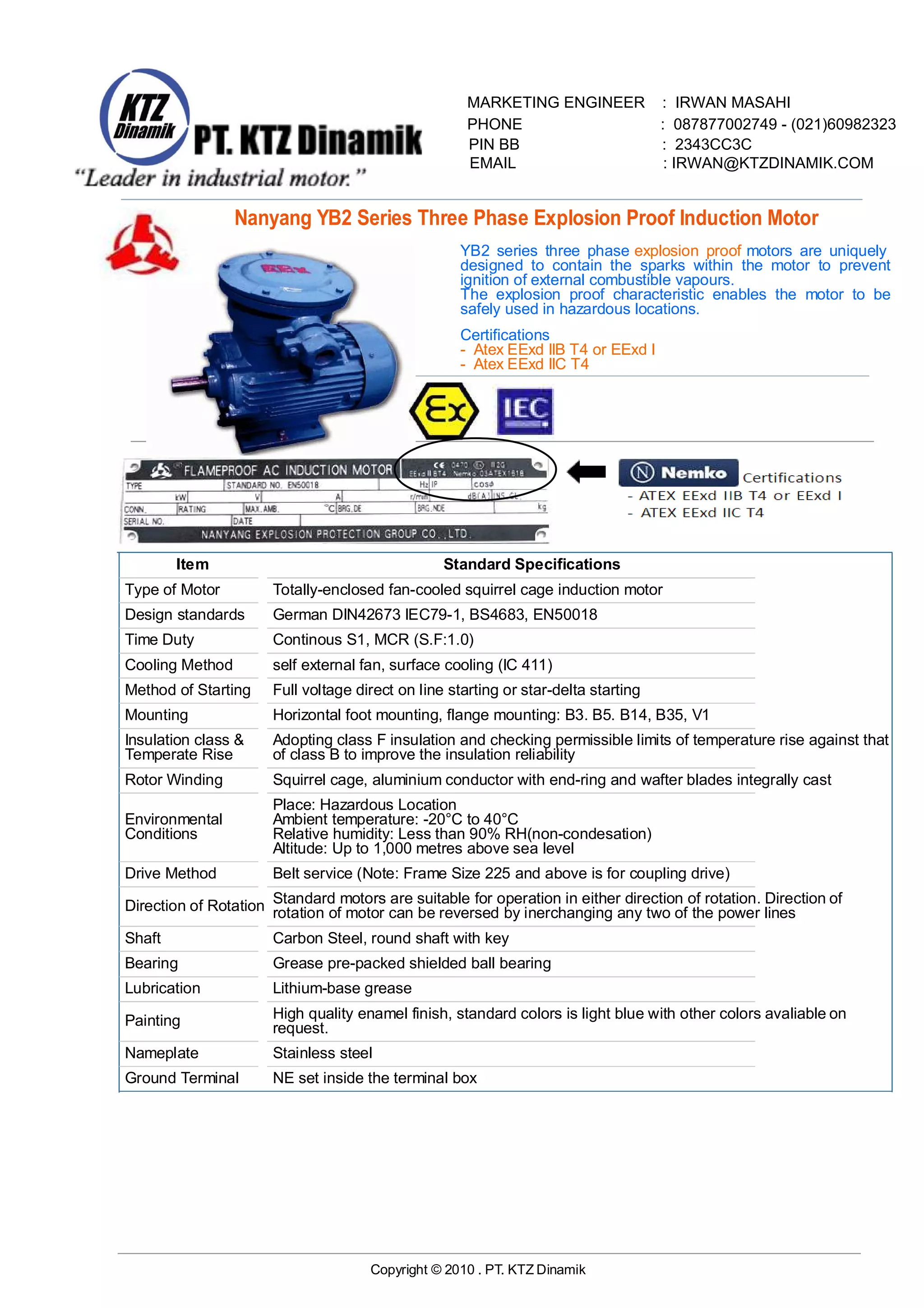 Company profile pt ktz dinamik | PDF