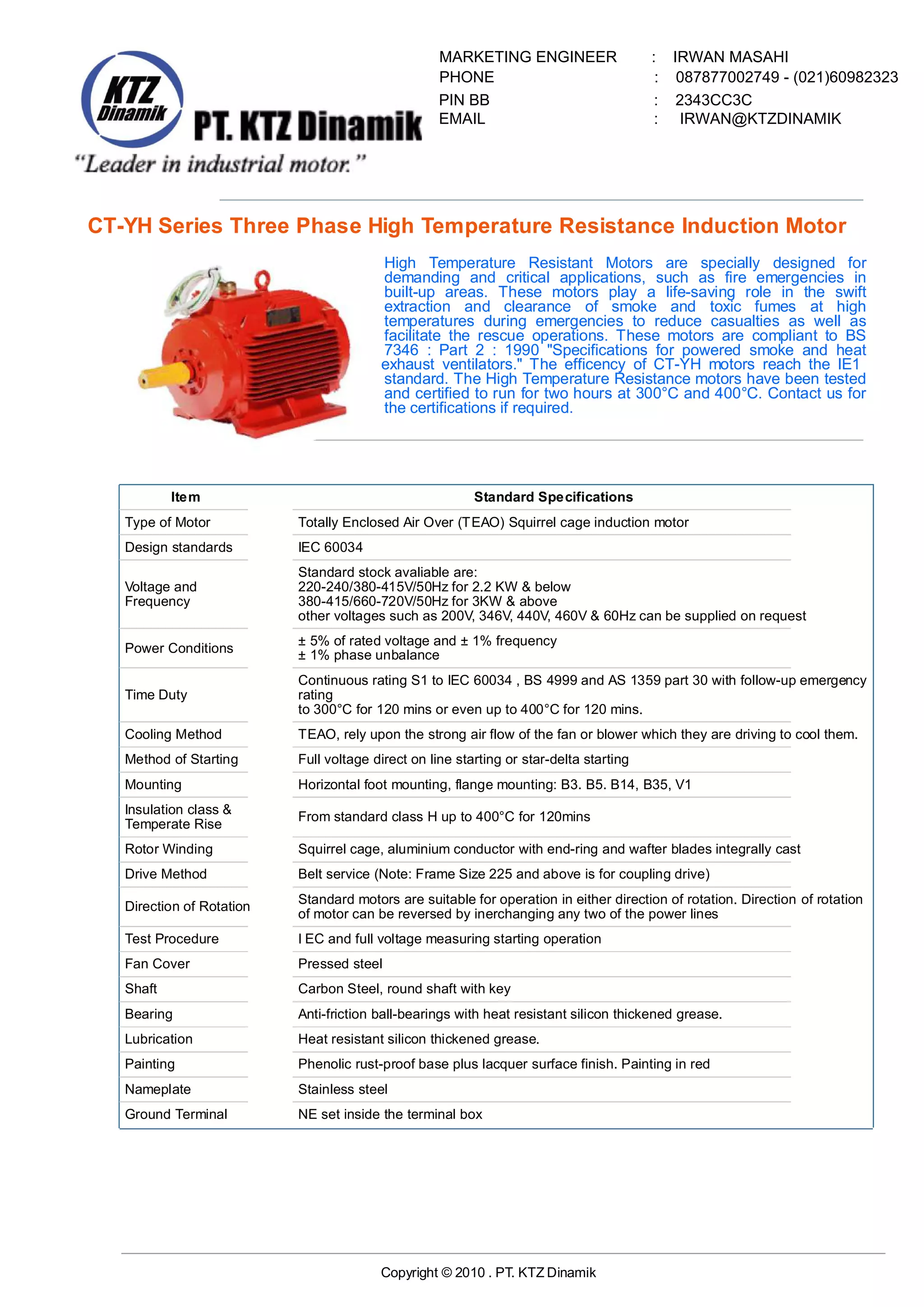 Company profile pt ktz dinamik | PDF