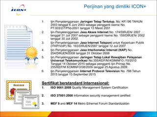 Profil Perusahaan Company Profile ICON PLUS | PDF